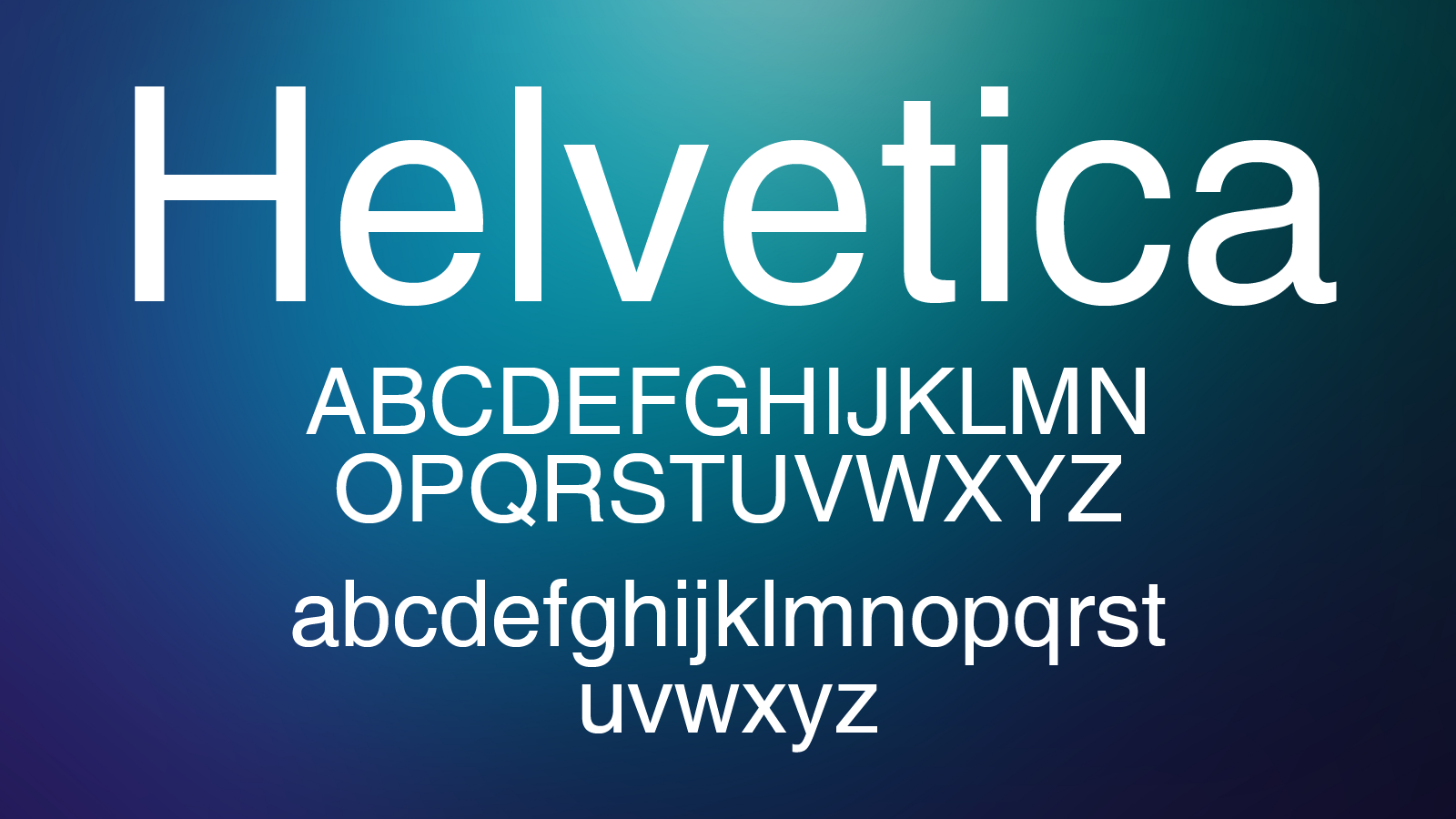 Why the Heck is Helvetica so Popular? - 8THIRTYFOUR